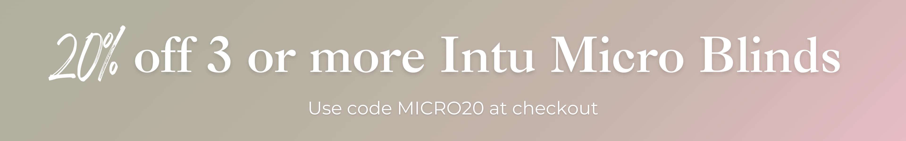 20% off Intu Micro Pleated Blinds with code MICRO20 | Perfect for bi ...