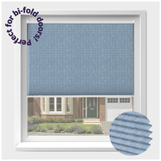 Intu Micro Pleated Blinds | Perfect for bi-fold doors | No drilling or ...
