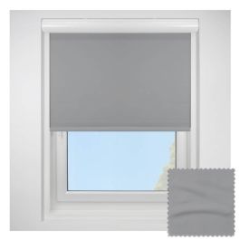 Banlight Duo Fr Grey Blockout Roller Blind