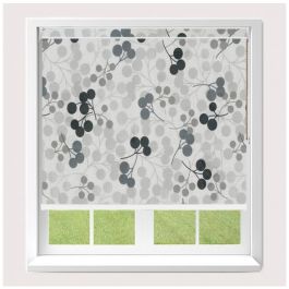 Open Cassette 40mm Burst Silver Roller Blind