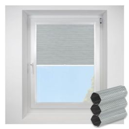 Silkweave Blackout Ash Perfect Fit Pleated Blind