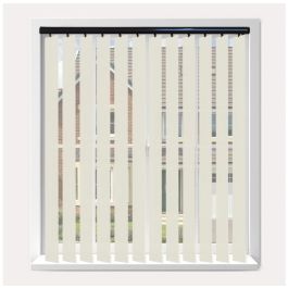 Vogue Splash Paper Vertical Blind With Piano Black Headrail