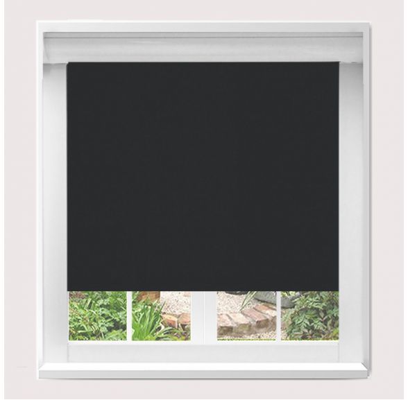 Banlight Duo Fr Black Blockout Roller Blind
