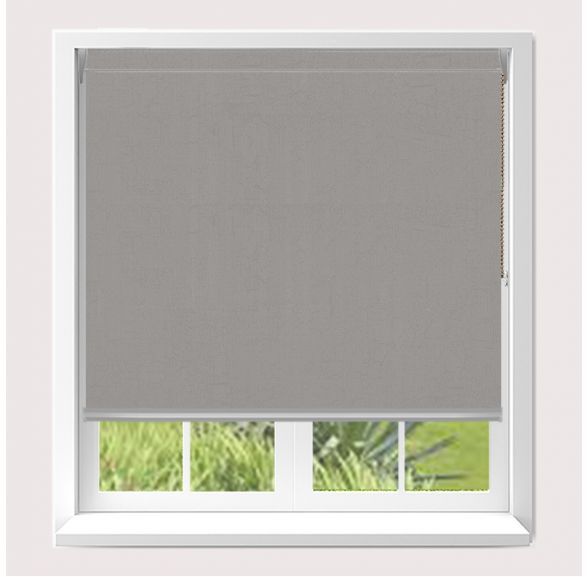 Open Cassette 40mm Boston Fr Shadow Roller Blind With Satin Cassette