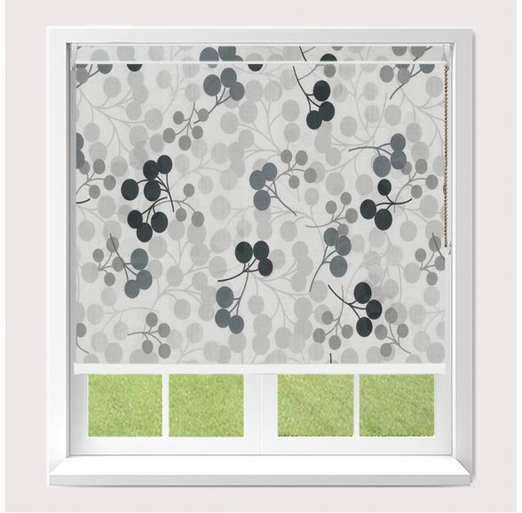 Open Cassette 40mm Burst Silver Roller Blind