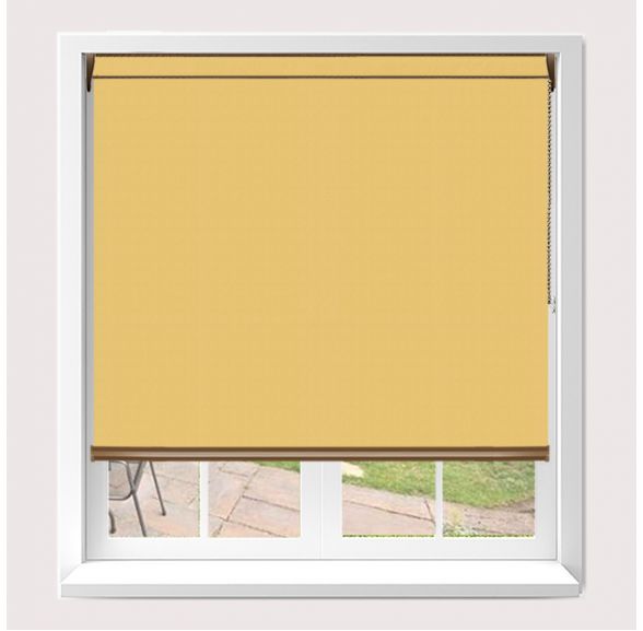 Open Cassette 40mm Splash Amalfi Roller Blind With Bronze Cassette