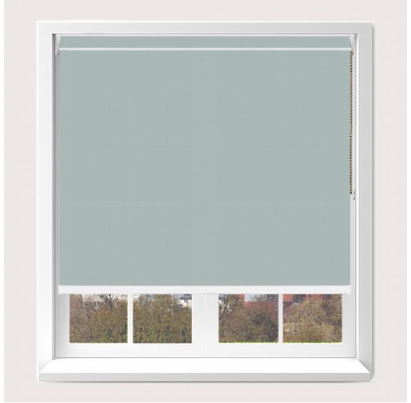 Open Cassette 40mm Splash Duck Egg Roller Blind