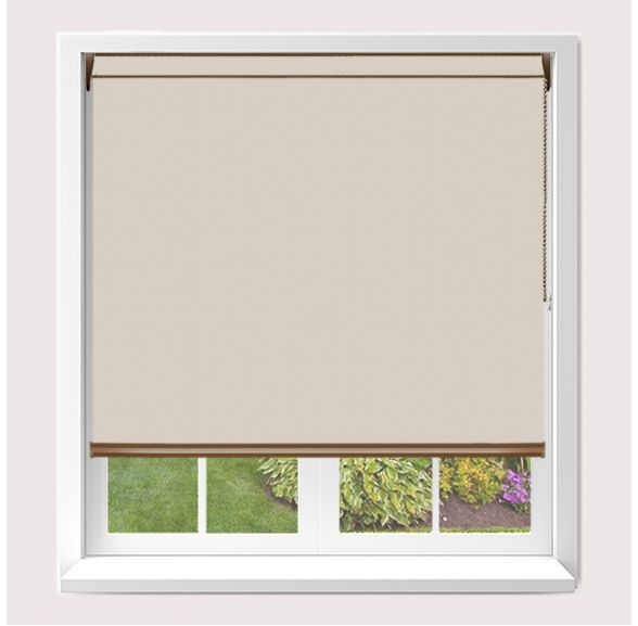 Open Cassette 40mm Splash Modesty Roller Blind With Bronze Cassette