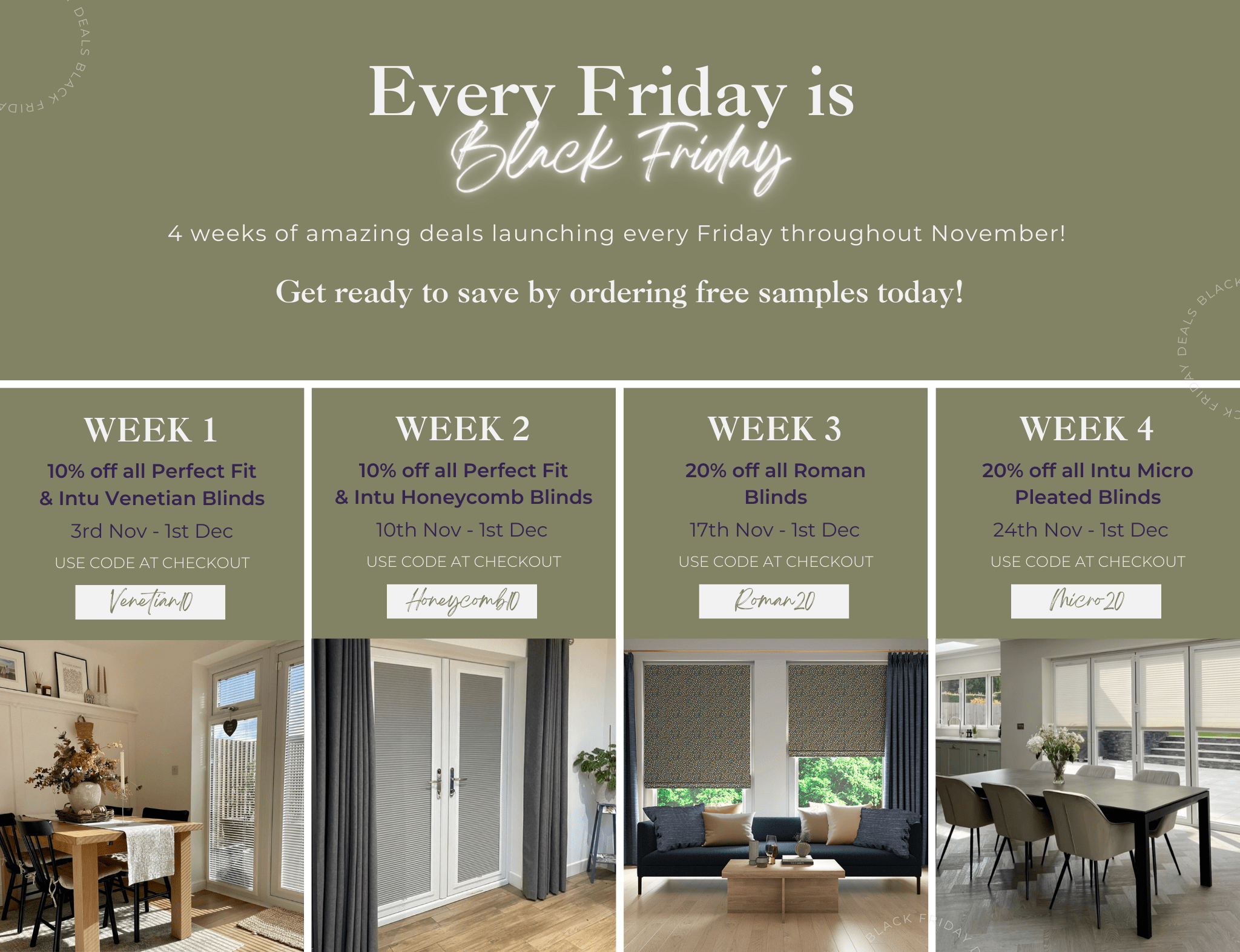 Direct Order Blinds | Buy Made to Measure Blinds in UK